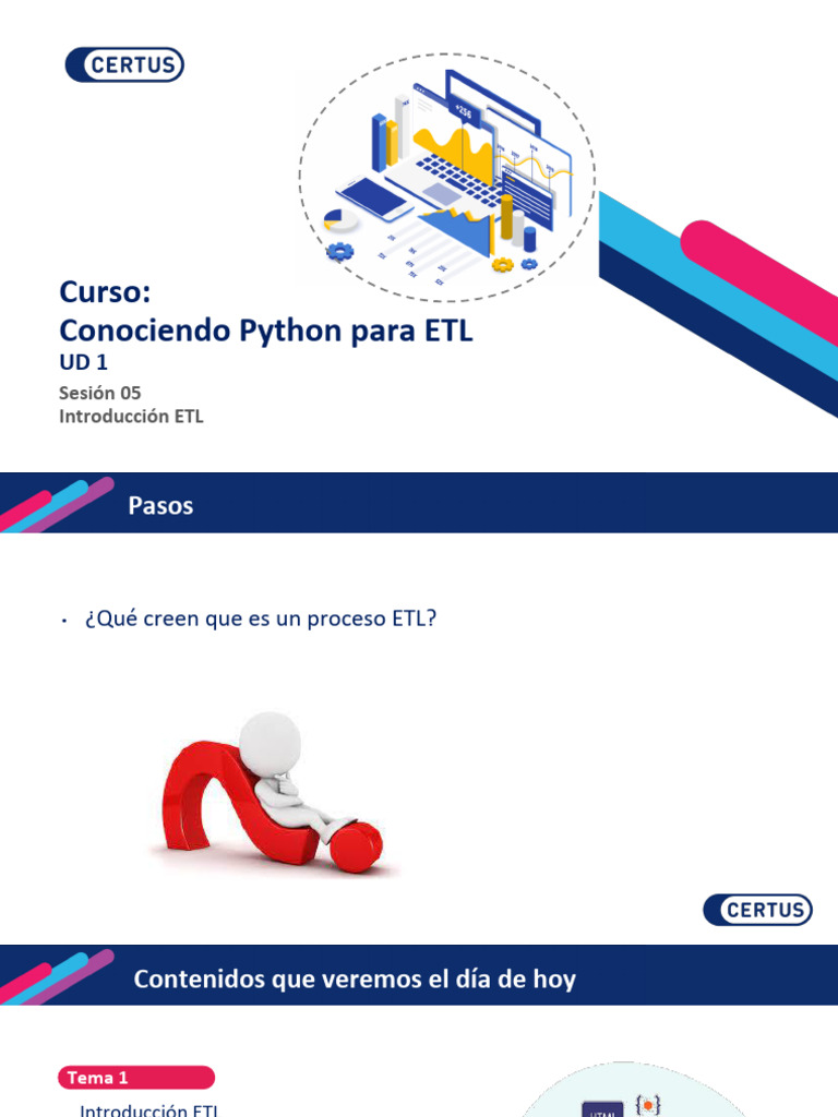 Ud1 - S05 - Etl | PDF | Almacén de datos | Ciencia de sistemas