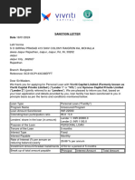 HDFC Loan Sanction Letter | PDF | Loans | Interest