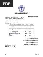 Laboratory Bill Format | PDF