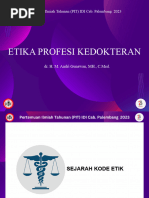 Kode Etik Kedokteran Indonesia - MKEK IDI | PDF