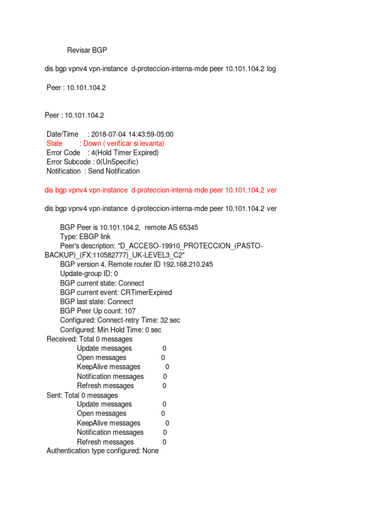 BGP Configuration and Troubleshooting Guide | PDF | Routing | Network ...