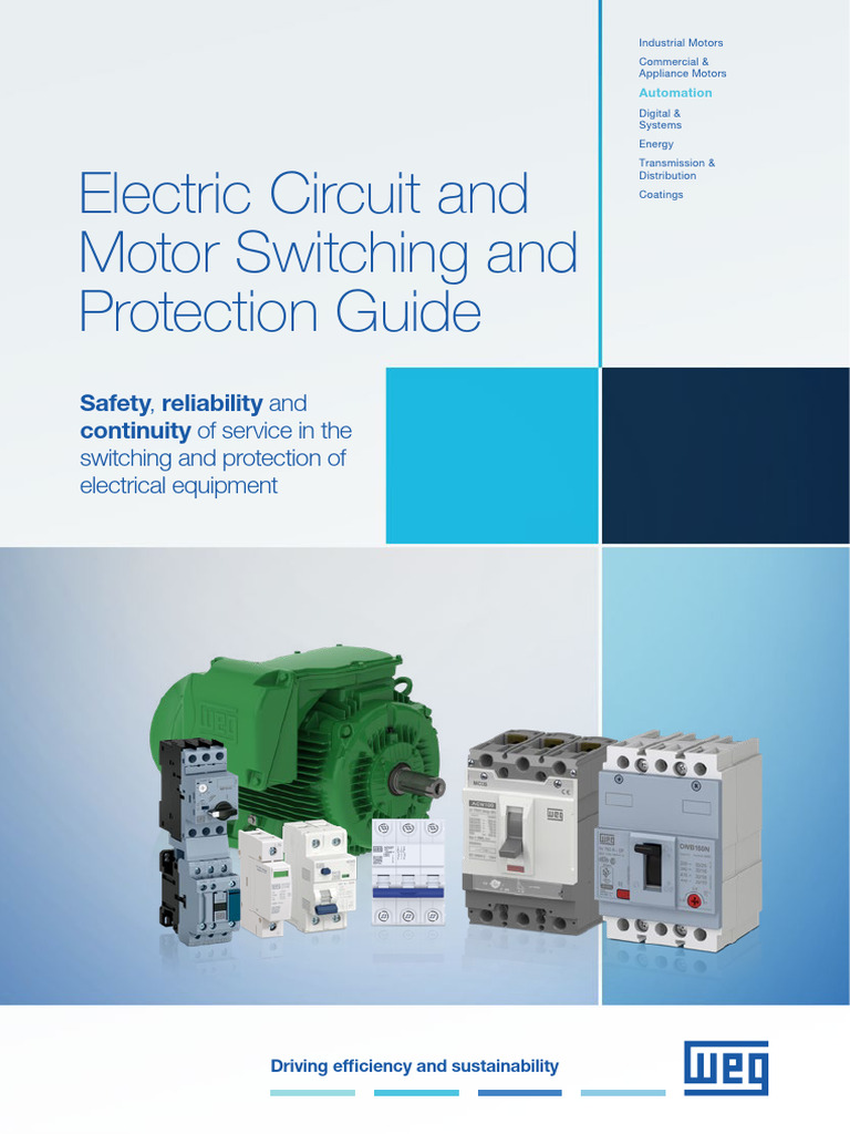 WEG-eletric-circuit-and-motor-switching-and-protection-guide-50110648-en | PDF | Electric Motor ...