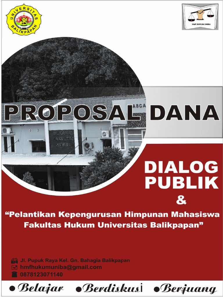 Proposal Pelantikan & Diskusi Publik | PDF