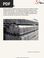 Angle Weight Chart | PDF | Steel