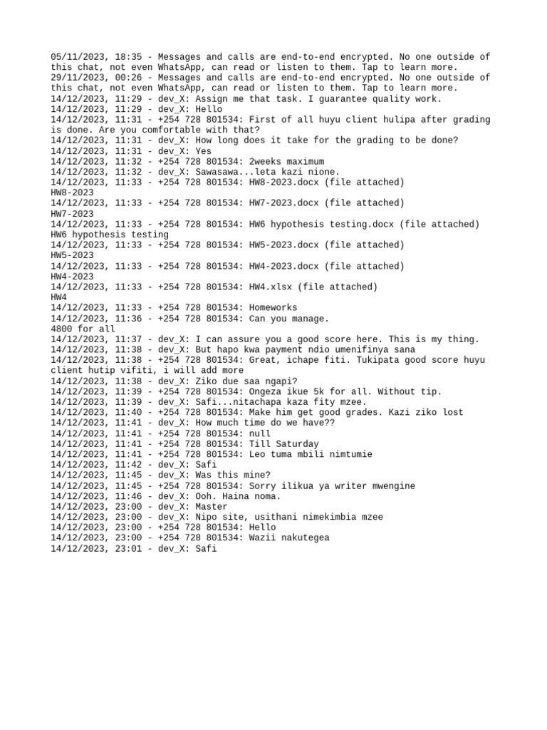 Homework Task Assignment Chat | PDF | Military Communications | Secure ...
