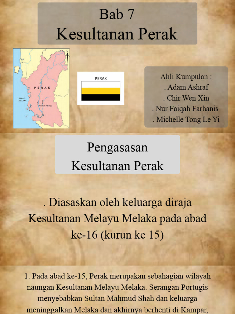 Sejarah Perak 1 | PDF