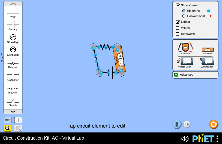 Circuit Construction Kit AC - Virtual Lab 6 | PDF | Voltage ... Circuit Construction Kit AC - Virtual Lab 6 | PDF | Voltage ...