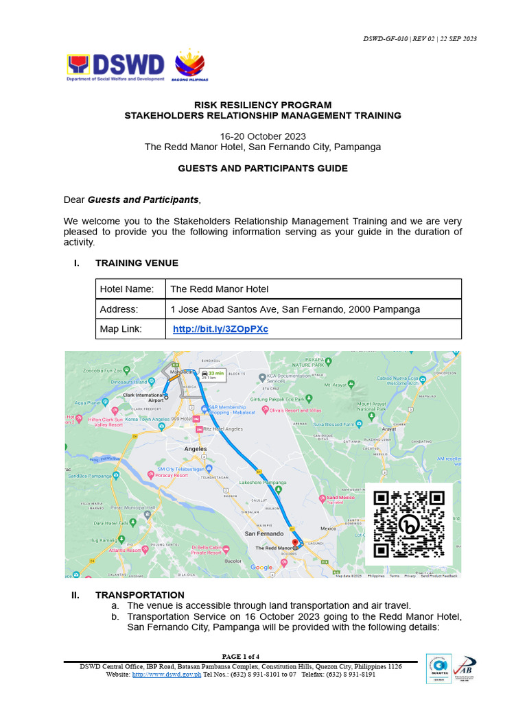 SRM Batch 1 - Participants Guide | PDF | Cuisine | Eating Behaviors Of Humans