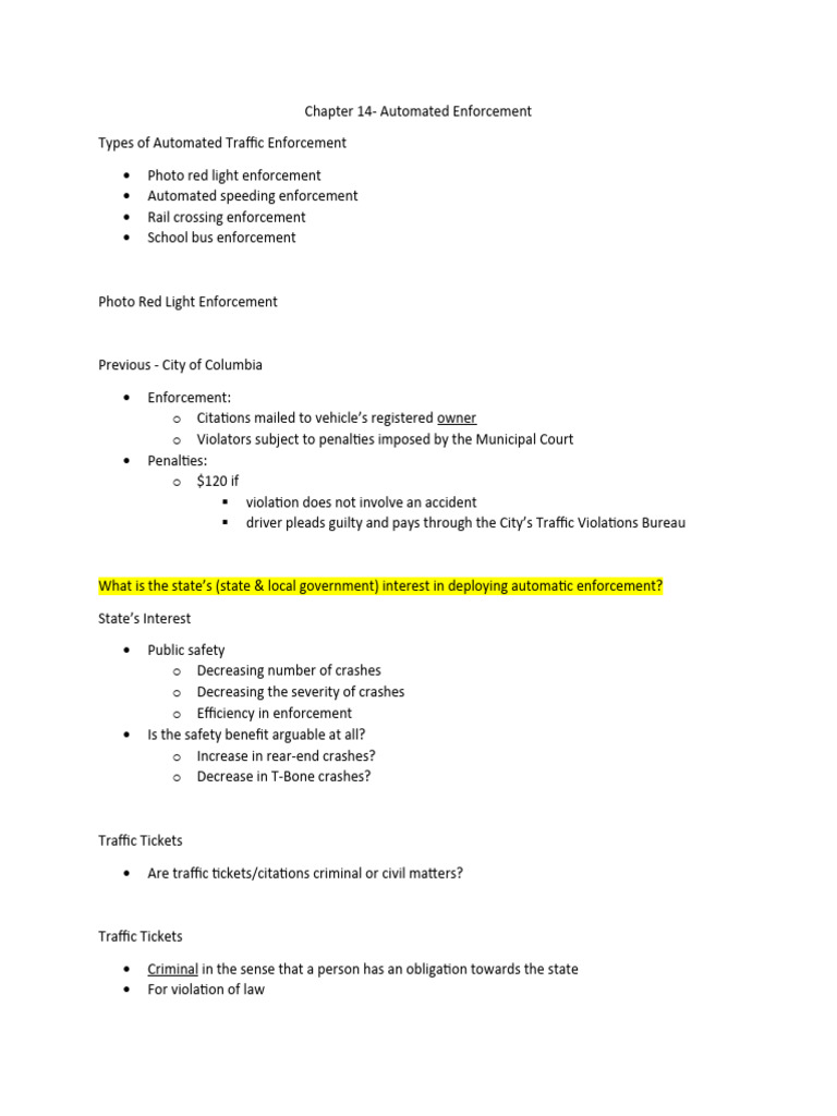 Chapter 14 | PDF | Traffic Ticket | Search Warrant