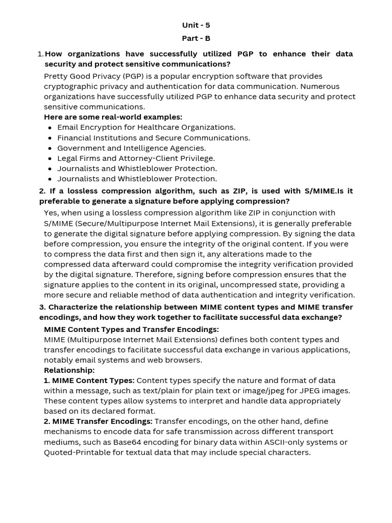 CNS Unit - 5 | PDF | Public Key Cryptography | Encryption CNS Unit - 5 | PDF | Public Key Cryptography | Encryption