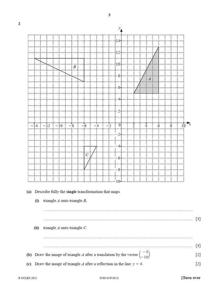 Unit 11 P4 PPQs 3Qs (21-22) | PDF | Triangle | Linear Algebra