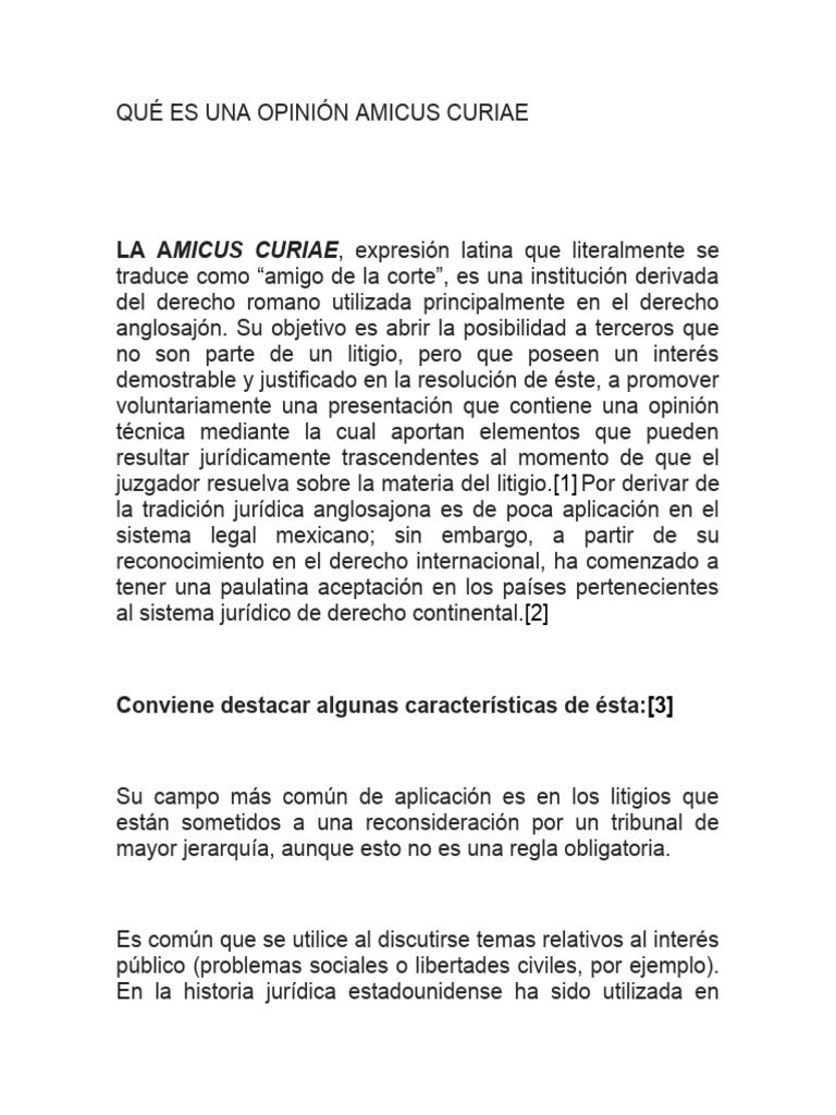 Amicus Curiae | PDF | Política