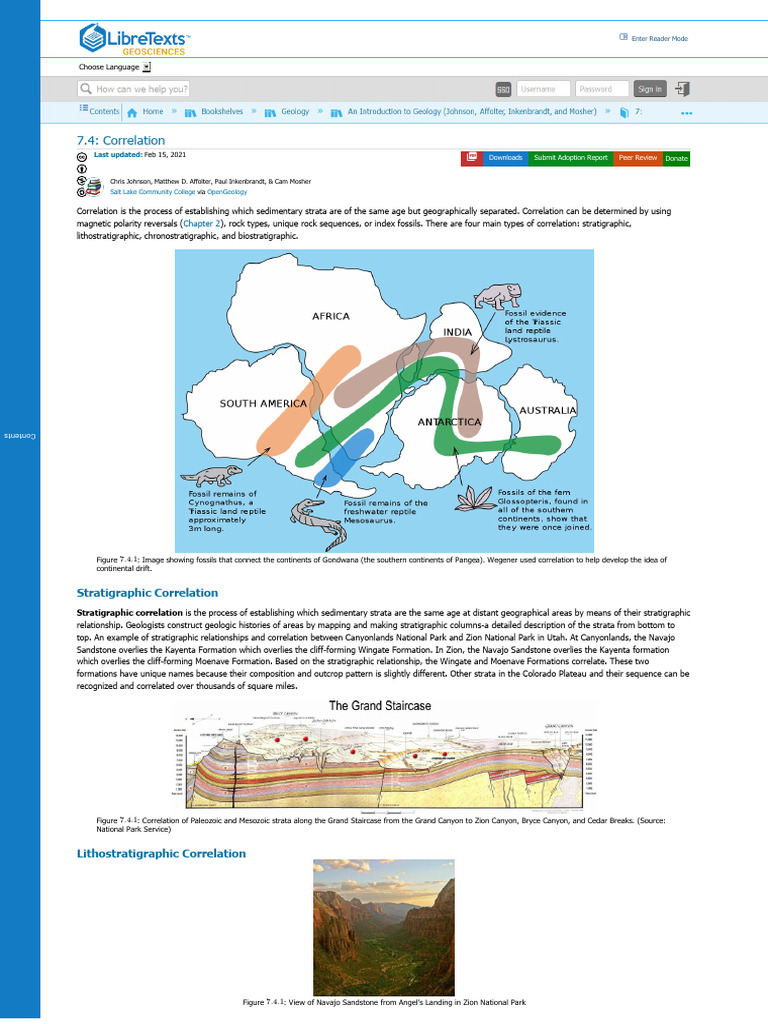 Types of Correlation | PDF | Geological Formation | Geologic Time Scale