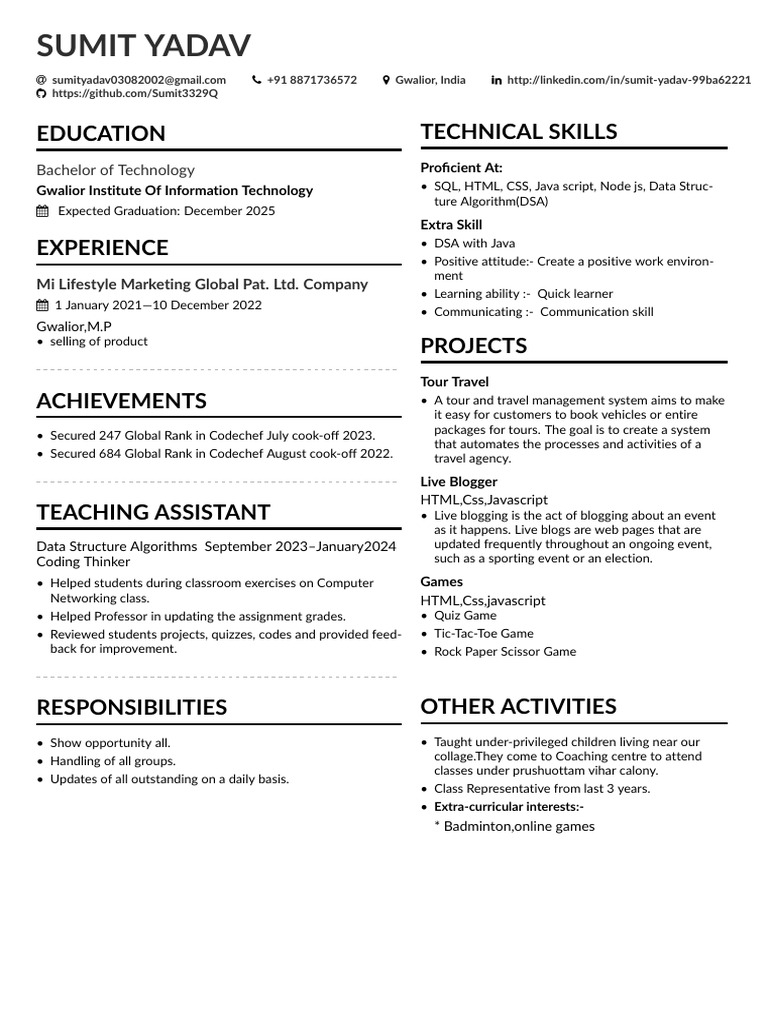Sumit Y | PDF | Java Script | Blog