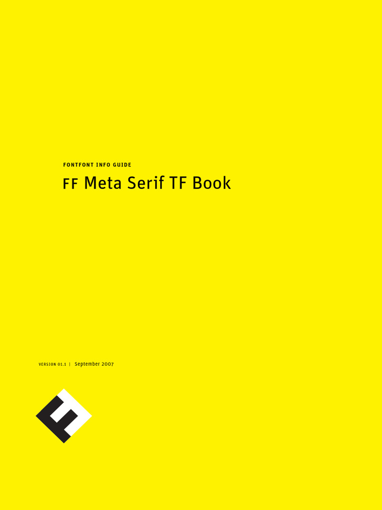 Meta Serif TF Book | PDF | Typefaces | Text