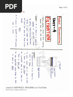 Carewell Pharma Unit 4 Notes | PDF