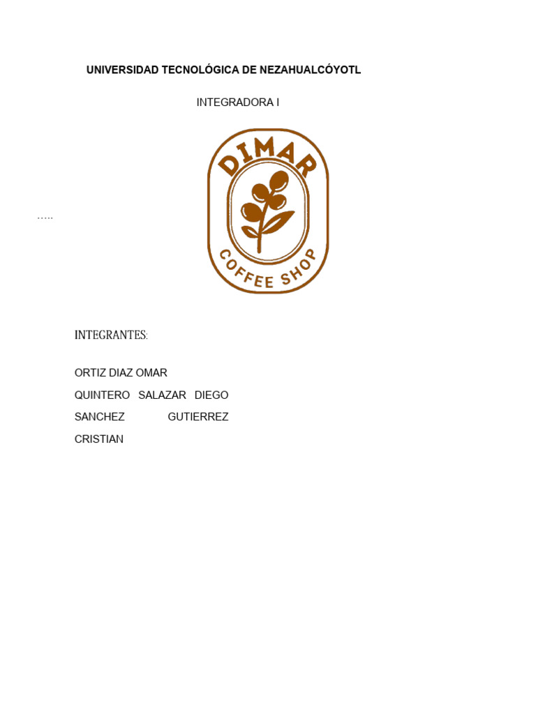 Dimar Café | PDF | Software | Ingeniería de software