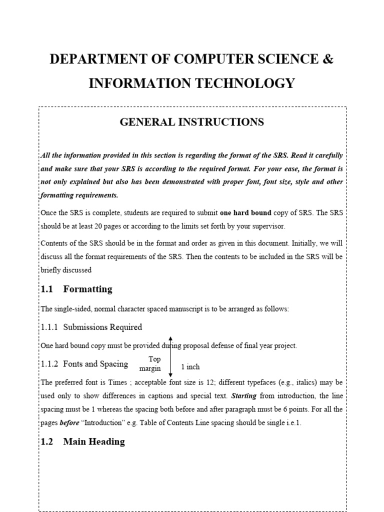 SRS Template and Guidelines | PDF | Use Case | Typefaces