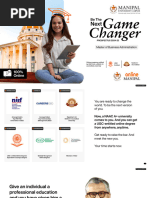 Manipal Brochure | PDF | Analytics | Master Of Business Administration