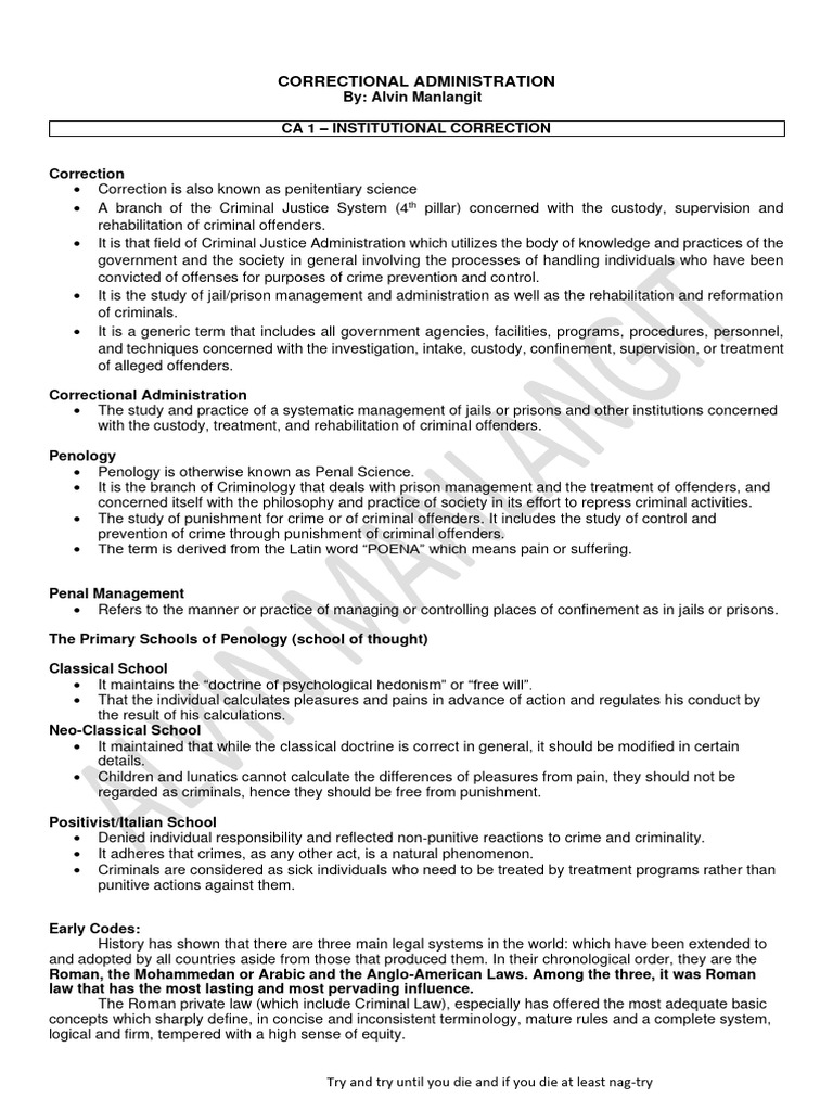 Corad Notes Manlangit | PDF | Prison | Crimes