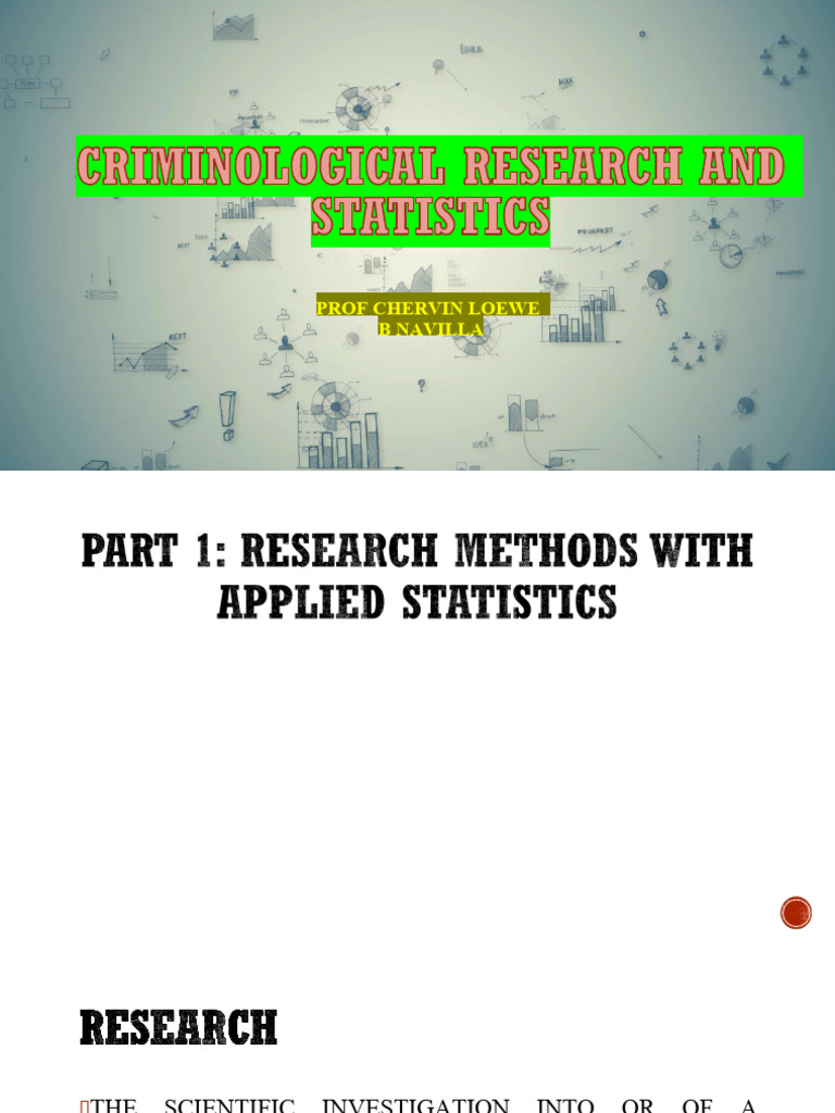 Overview of Research Methodologies in Criminology | PDF | Sampling (Statistics) | Statistics