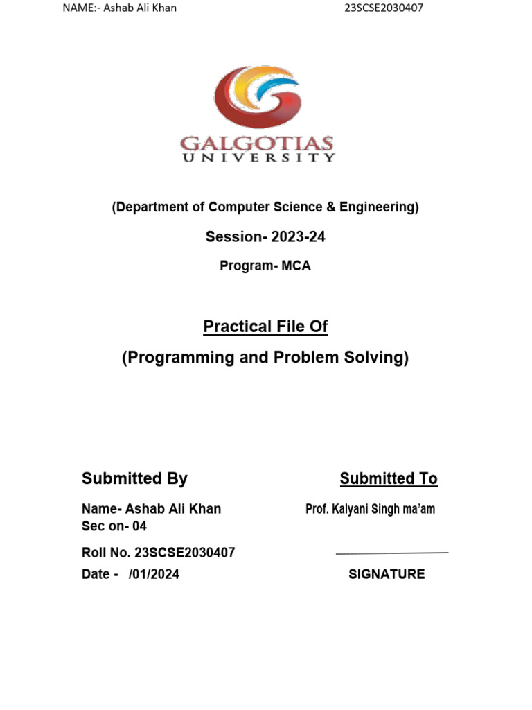 Ashab Ali Khan | PDF | Teaching Methods & Materials | Computers