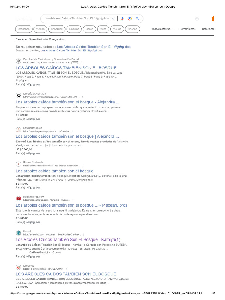 Los Arboles Caidos Tambien Son El DFGDFGD Doc - Buscar Con Google | PDF ...