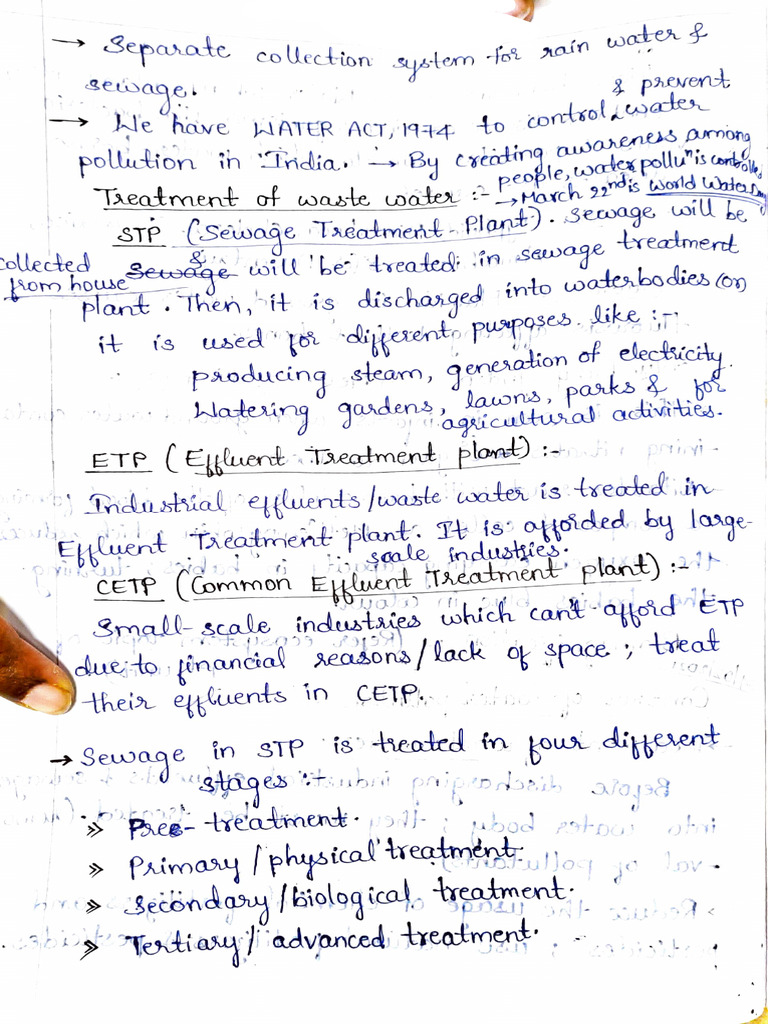 EVS Notes | PDF | Sewage Treatment | Environmental Impact Assessment