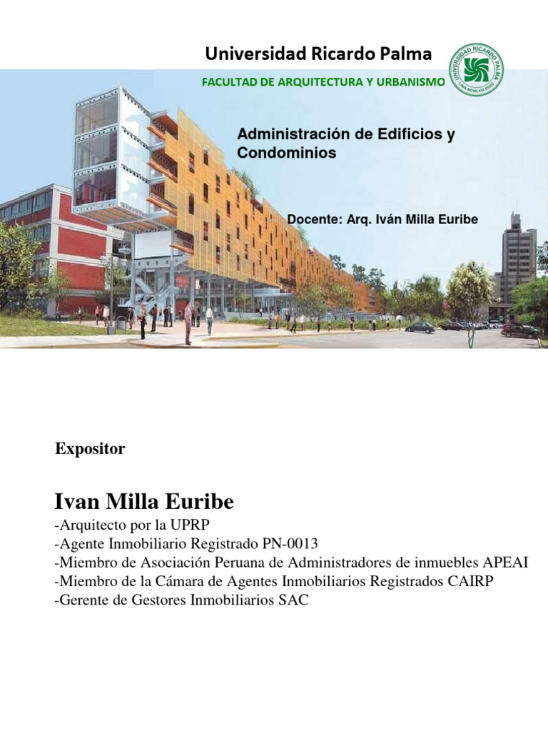 Administracion de Edificios Uprp 02 Clases | PDF | Condominio | Propiedad