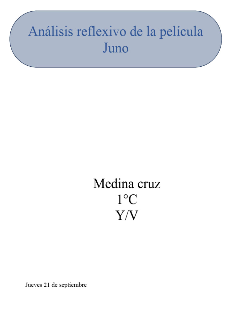 Análisis de Juno | PDF