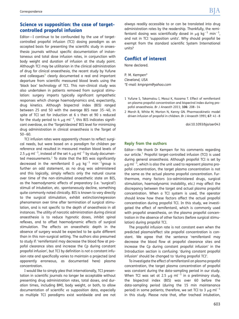Science em Vs em Supposition The Case of Targe | PDF | Anesthesia ...