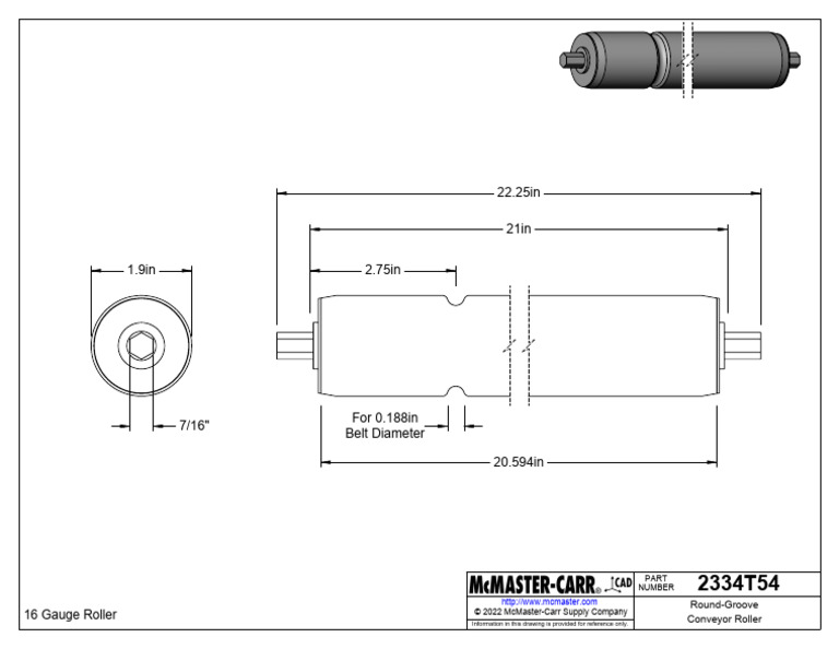 Conveyor Roller Specs & Dimensions | PDF