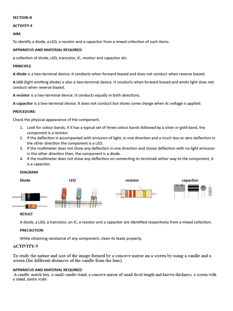 Activity 4,5,6 | PDF | Diode | Capacitor