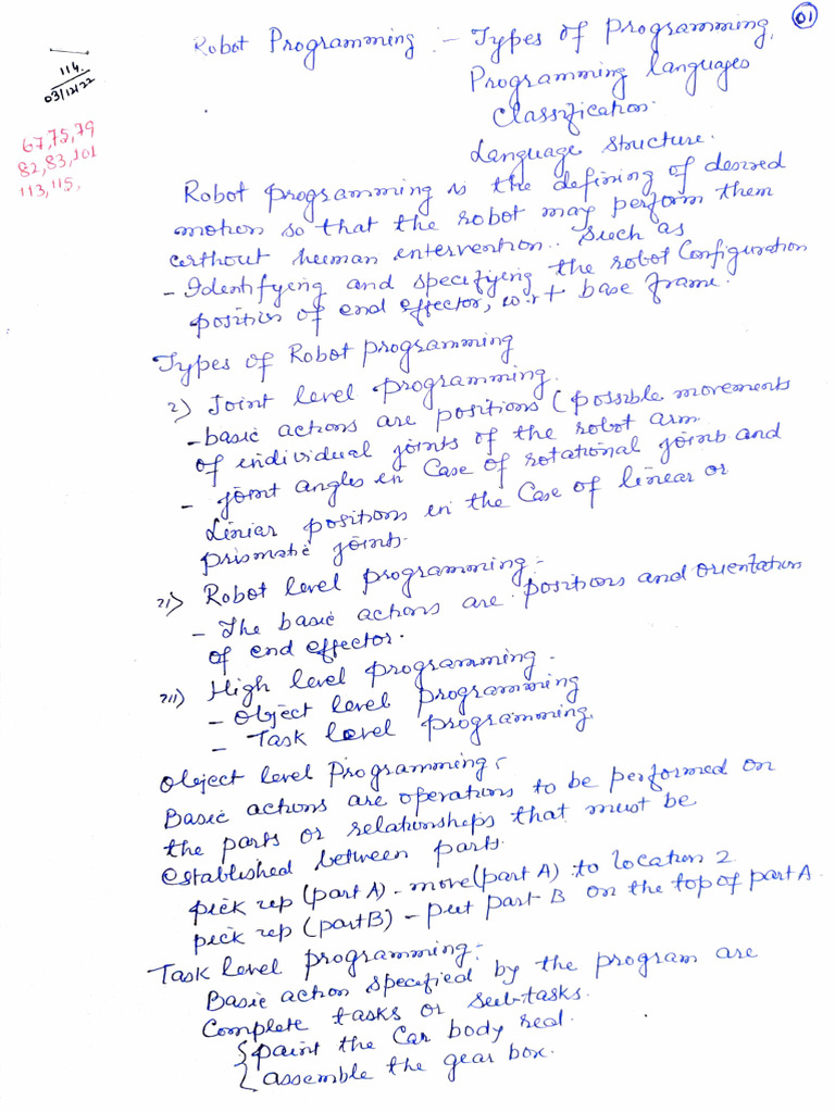 Robot Programming | PDF Robot Programming | PDF