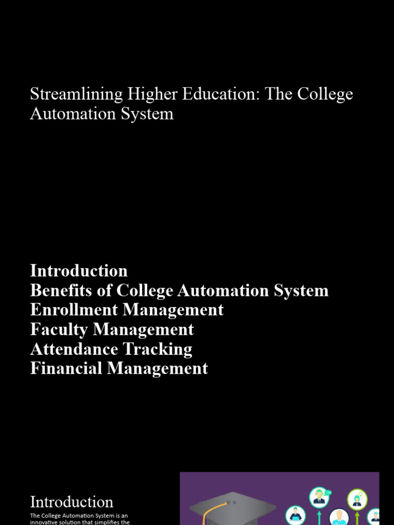 College Automation for Admins | PDF | Automation | College