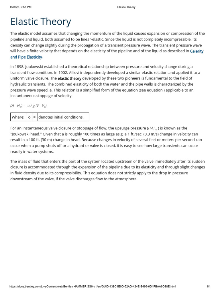 Elastic Theory | PDF