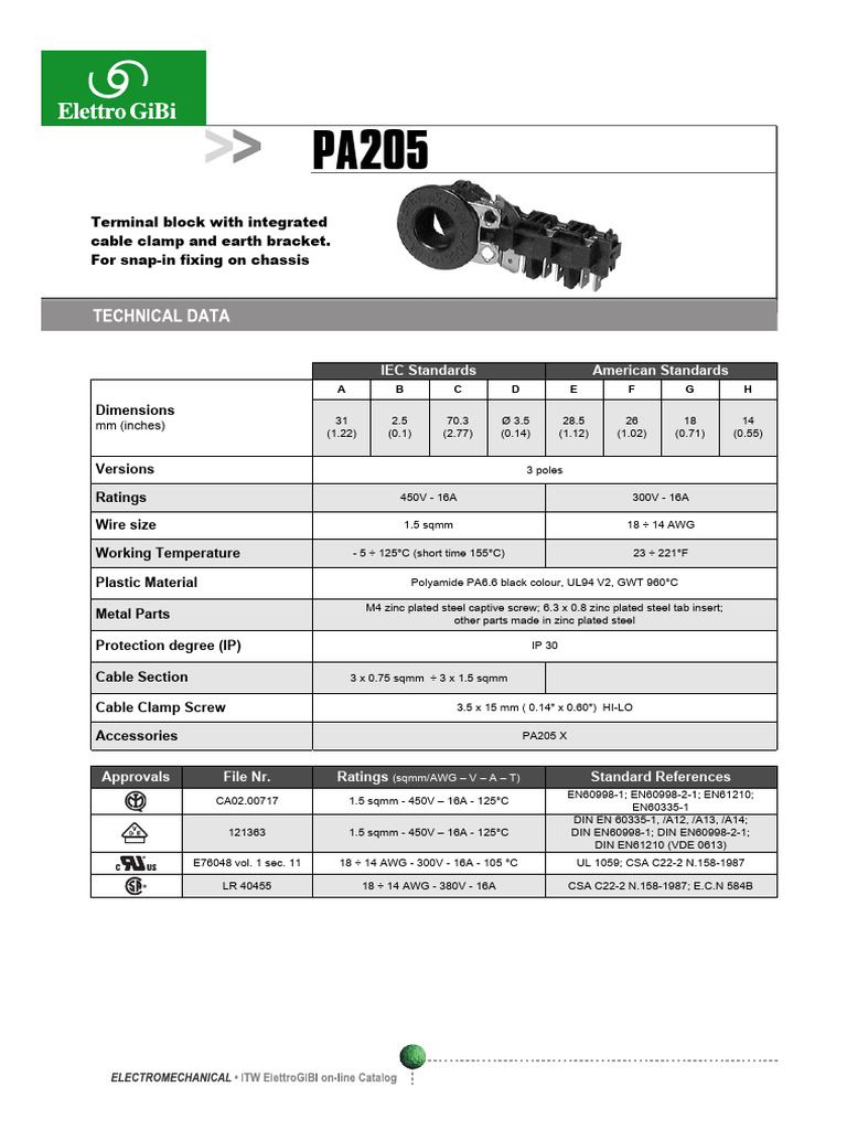 Pa 205 | PDF | Components | Building Materials
