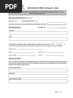 Bank Detail Request Form | PDF | Finance & Money Management | Computers