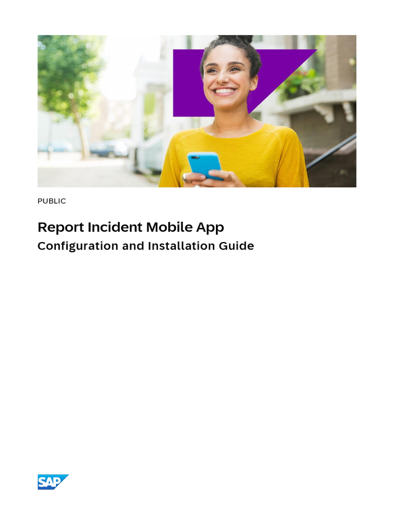 Report Incident Mobile App - Configuration and Installation Guide | PDF | Mobile App | Cloud ...