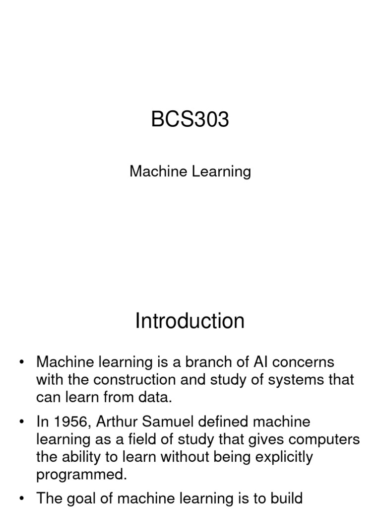 Machine Learning Pdf Machine Learning Systems Science