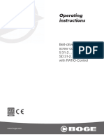 Boge Compressor Manual | PDF | Mechanical Engineering | Gases