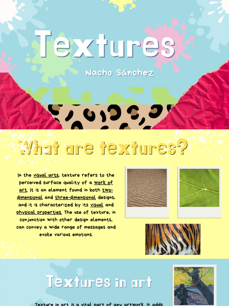 Textures Presentation | PDF
