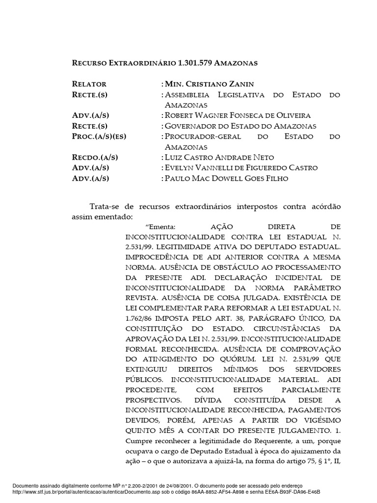 Acordao STF Fim Do Quinquênio e Ats | PDF Acordao STF Fim Do Quinquênio e Ats | PDF