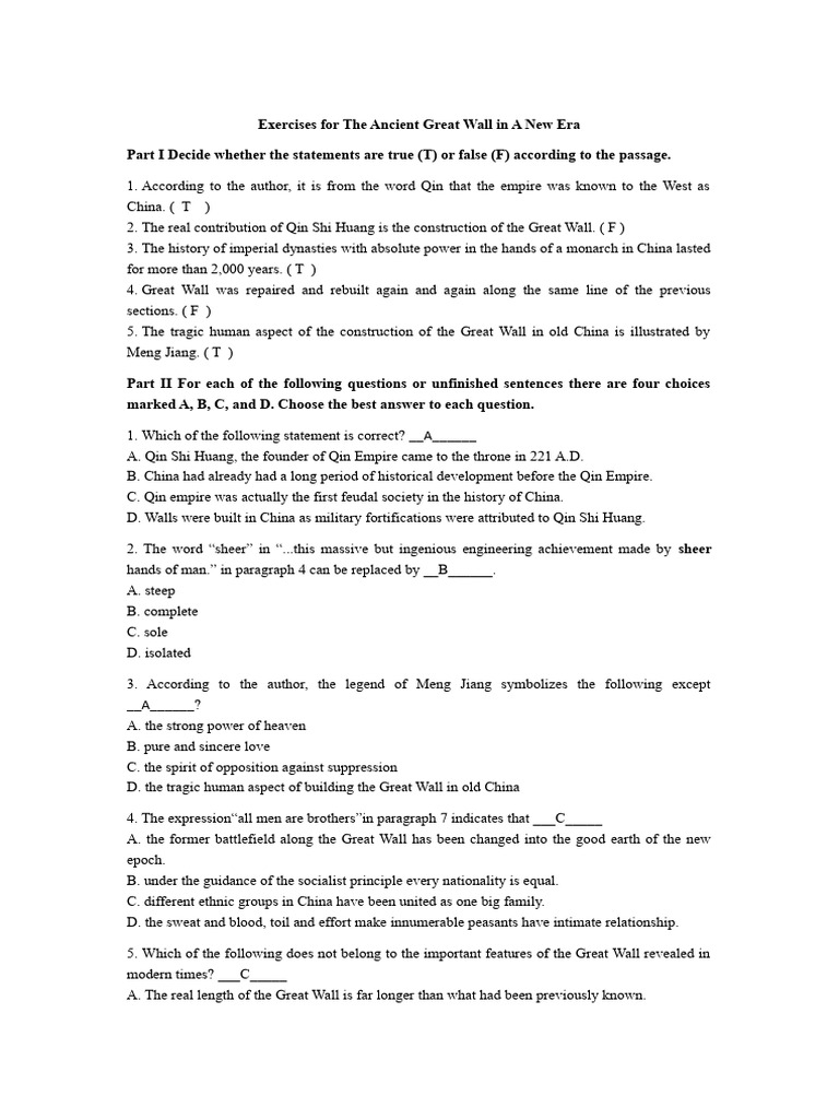 Great Wall Insights for History Buffs | PDF | China | World Politics