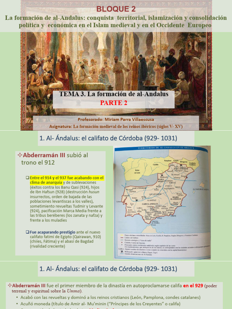 Tema 3 Al Andalus Parte 2 Califato Compressed Pdf Al Andalus
