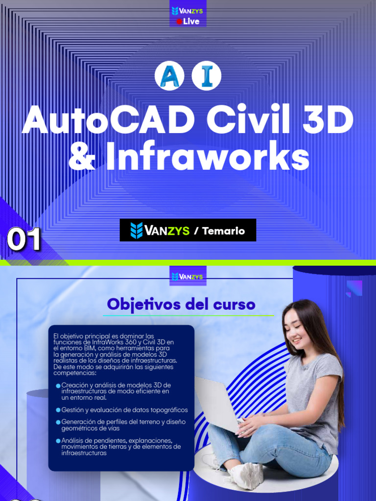 AutoCAD Civil 3D & Infraworks Básico - Avanzado | PDF | Diseño | Cad automático