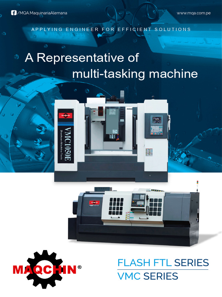 Catálogo - Tornos CNC y Centro de Mecanizado | PDF