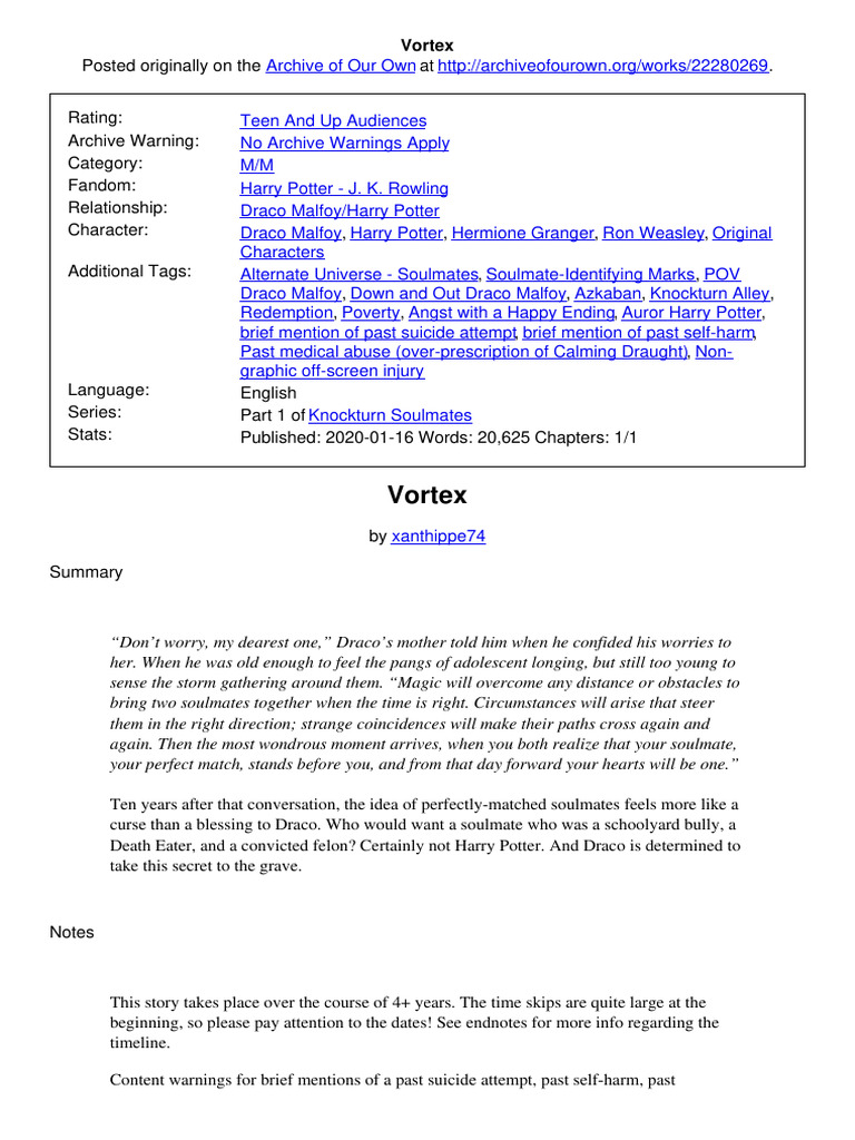 Vortex | PDF | Harry Potter