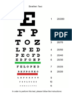 Snellen A4 3m Compiled Binit | PDF | Visual Acuity | Vision