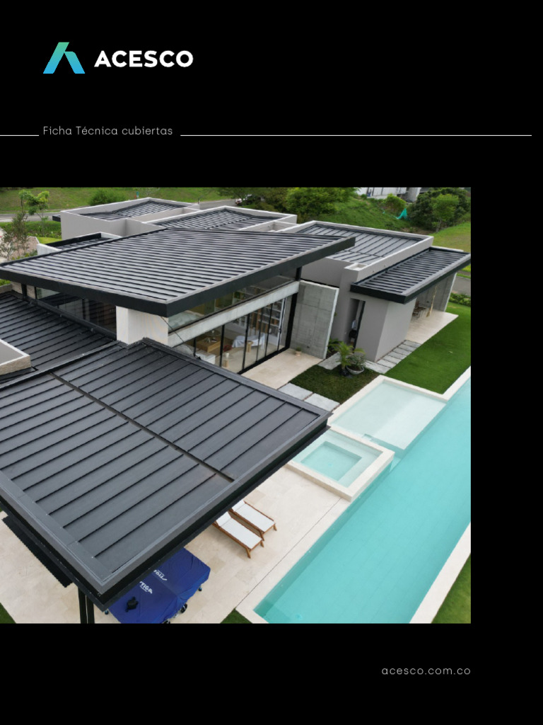 Ficha Tecnica Cubiertas | PDF